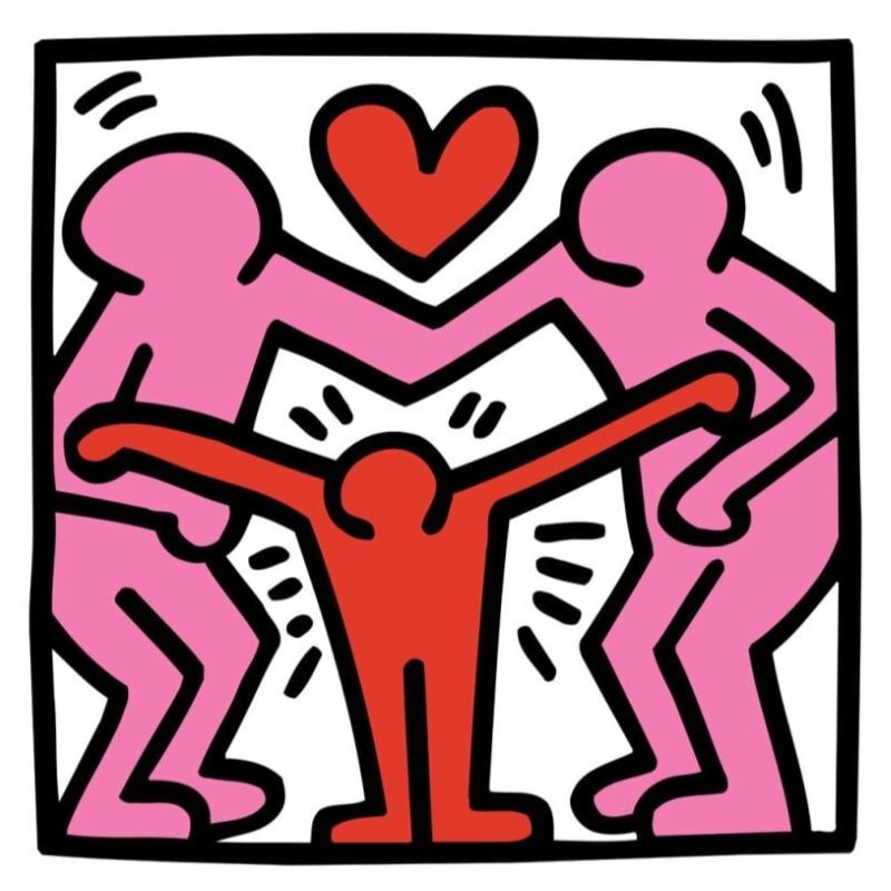 KEITH HARING – Mind The Gap Label